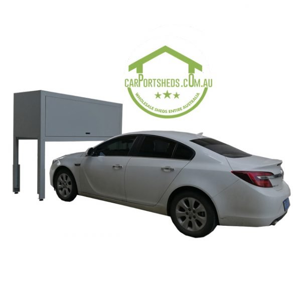 Over Bonnet Storage Locker 2.5x1x1m - Carport Sheds