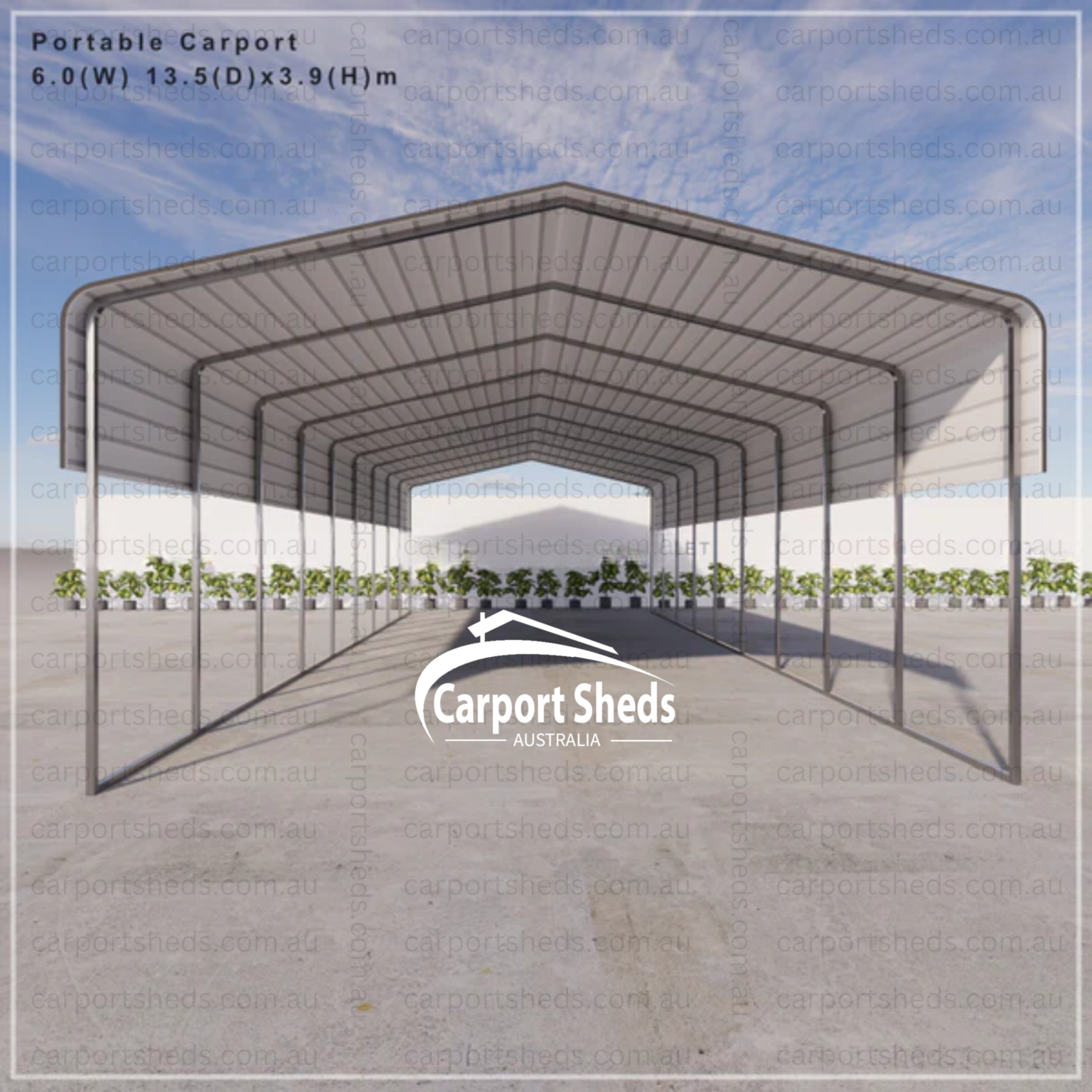 From 6m Front Wide Carports - Carport Sheds